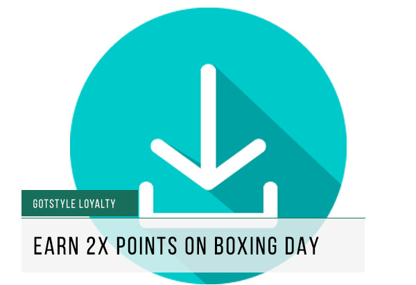 Double loyalty points all BOXING DAY weekend. ONLY when you pay with ...