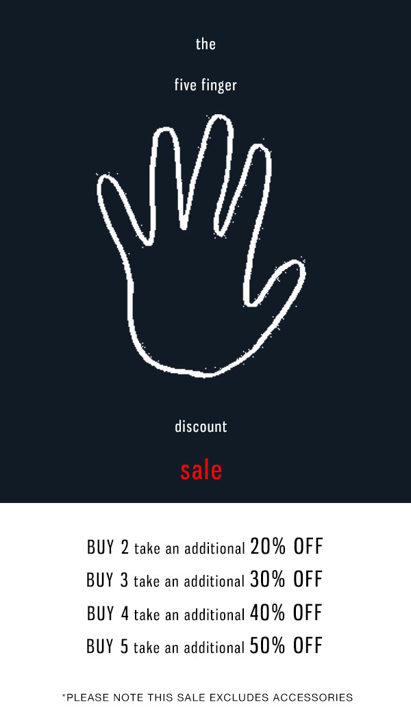 5 Finger Discount Sale